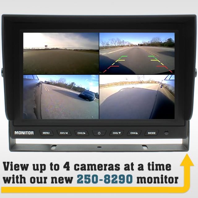 Rostra 250-8290 Quad-View LCD Monitor