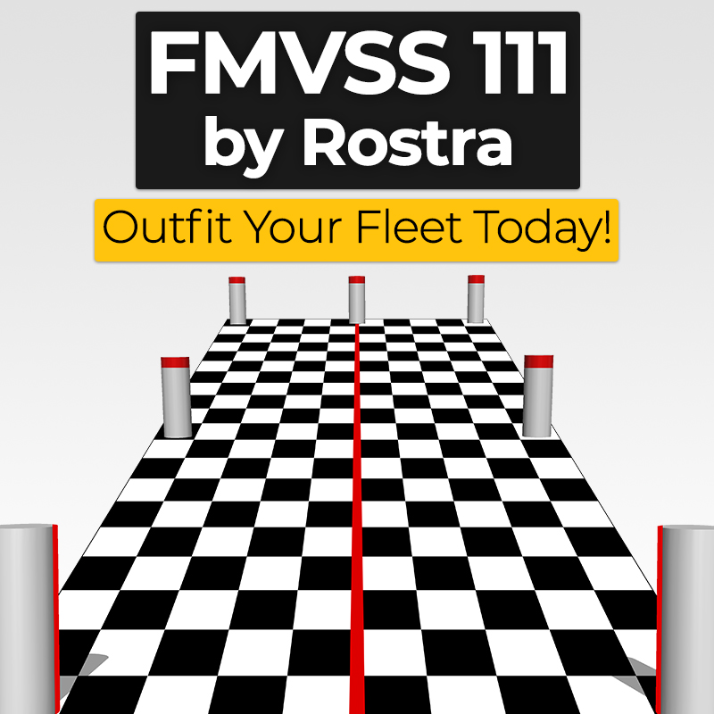 FMVSS 111 Compliant Flush Mount Camera