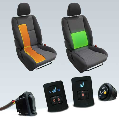 Rostra Vehicle Seat Heaters and Lumbar Support Systems